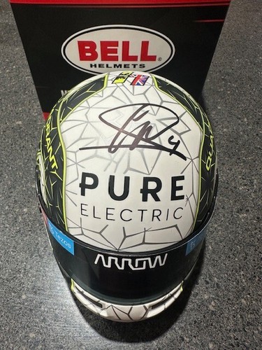 F1 McLaren LANDO NORRIS SIGNED Turkey Quadrant Mini Helmet Genuine ...