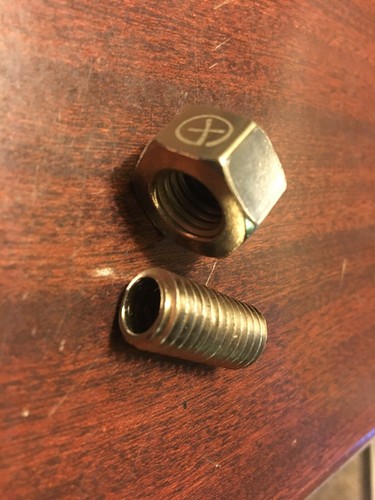 2 Rebar Curb Geocache - Geocaching Containers Travel Bug Geocoin Bolt ...