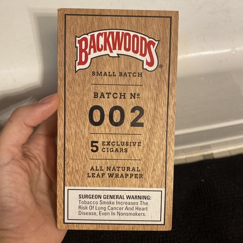 backwoods small batch 002 newest backwoods. RARE ITEM. empty box! | eBay
