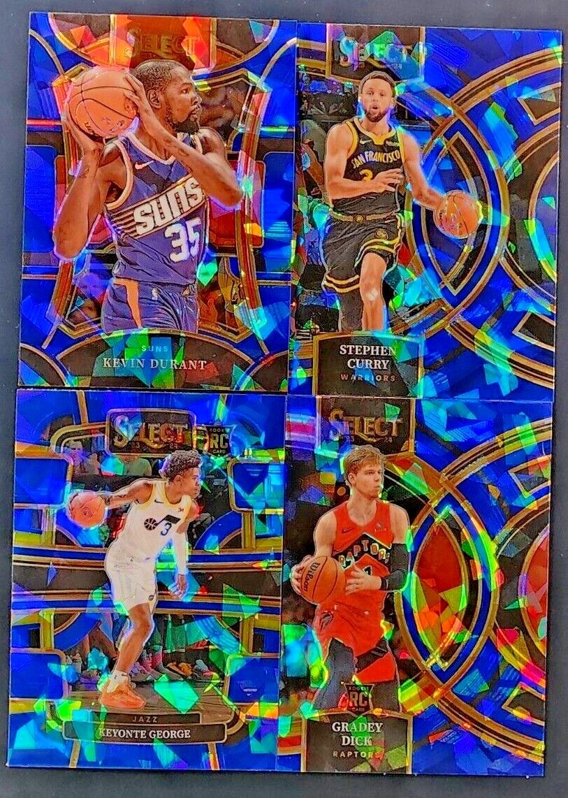 2023-24 Panini Select - Concourse Blue Cracked Ice Prizm #53 LaMelo ...