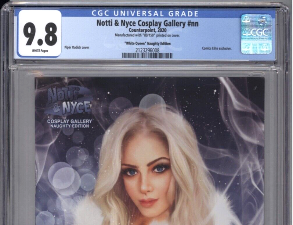 CGC 9.8 Piper Rudich WHITE QUEEN Emma Frost VARIANT Cosplay RARE HTF ...