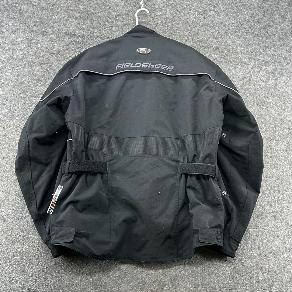 Fieldsheer Phoslite Jacket Mens L Black Full Zip Padded Motorcycle Body ...