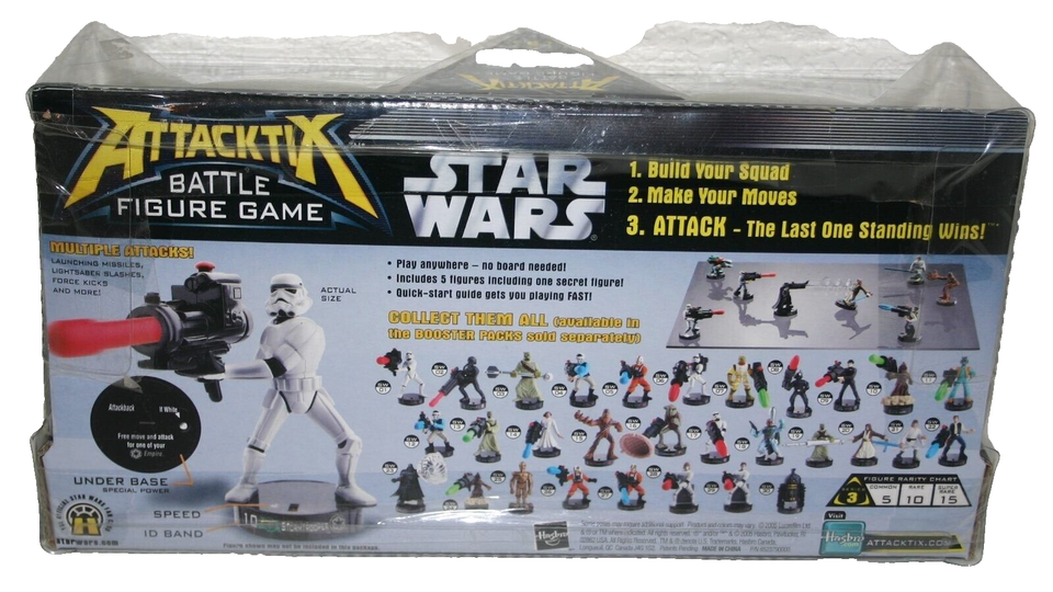NEW STAR WARS ATTACKTIX BATTLE FIGURE GAME STARTER SET SERIES 3 5 ...