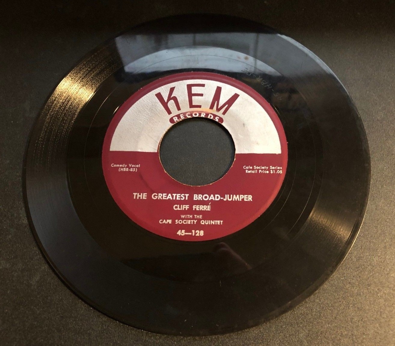 CLIFF FERRE / The Greatest Broad Jumper & Ain't It A Beauty 45 RPM KEM ...