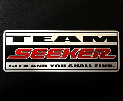 SEEKER TEAM SEEKER OFFICIAL METAL STICKER FOR 90000-TSK-000 | eBay