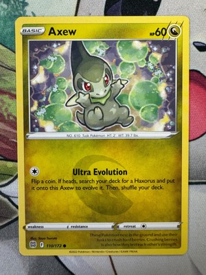 Axew Non Holo English Pokemon TCG BKE572 | eBay