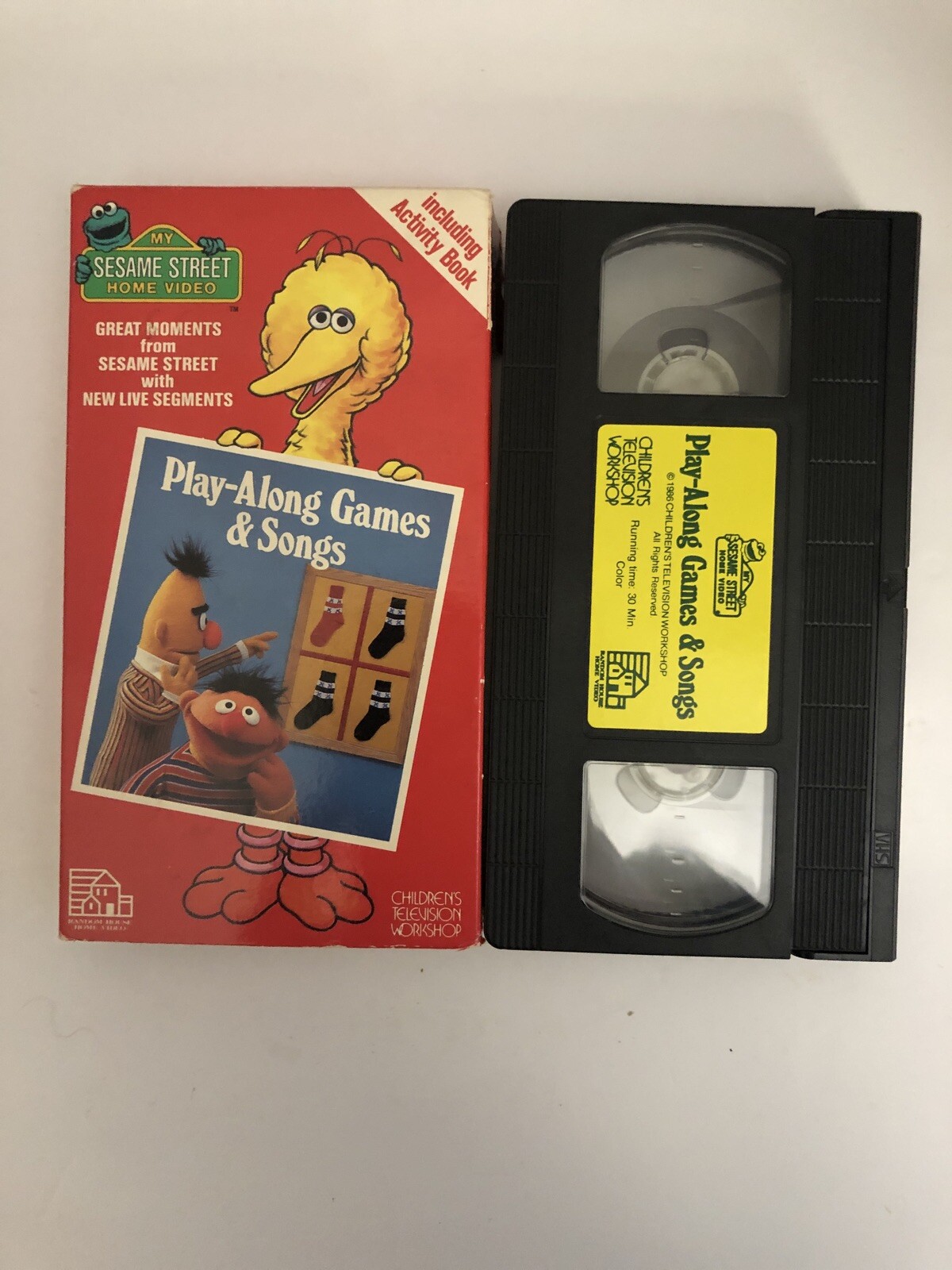 Sesame Street Play Along Games & Songs(VHS,1986)TESTED-RARE VINTAGE ...
