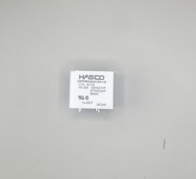 HATF902ASAC120 Hasco Electromechanical Relay SPST NO 30A 120VAC Class F ...