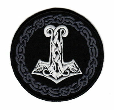 Thor's Hammer Patch | Mjolnir Thunder God Viking Norse Mythology ...