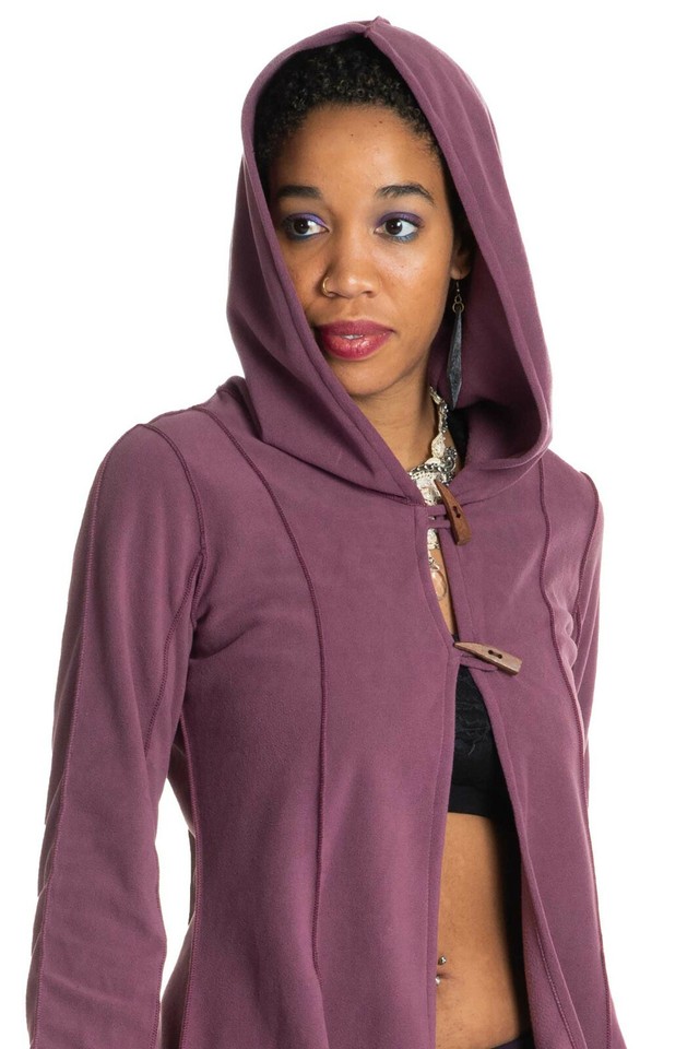 Psy Trance Clothing, Hippy Jacket, Pixie Goth Boho Cloak Jacket XXL ...