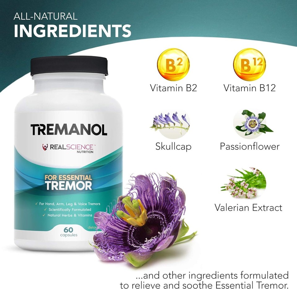 Tremanol – All Natural Essential Tremor Herbal Supplement 60 Caps | eBay