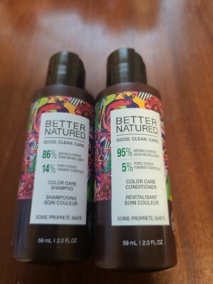 Better Natured Color Care Hair Travel Set Shampoo & Conditioner 59ml ...