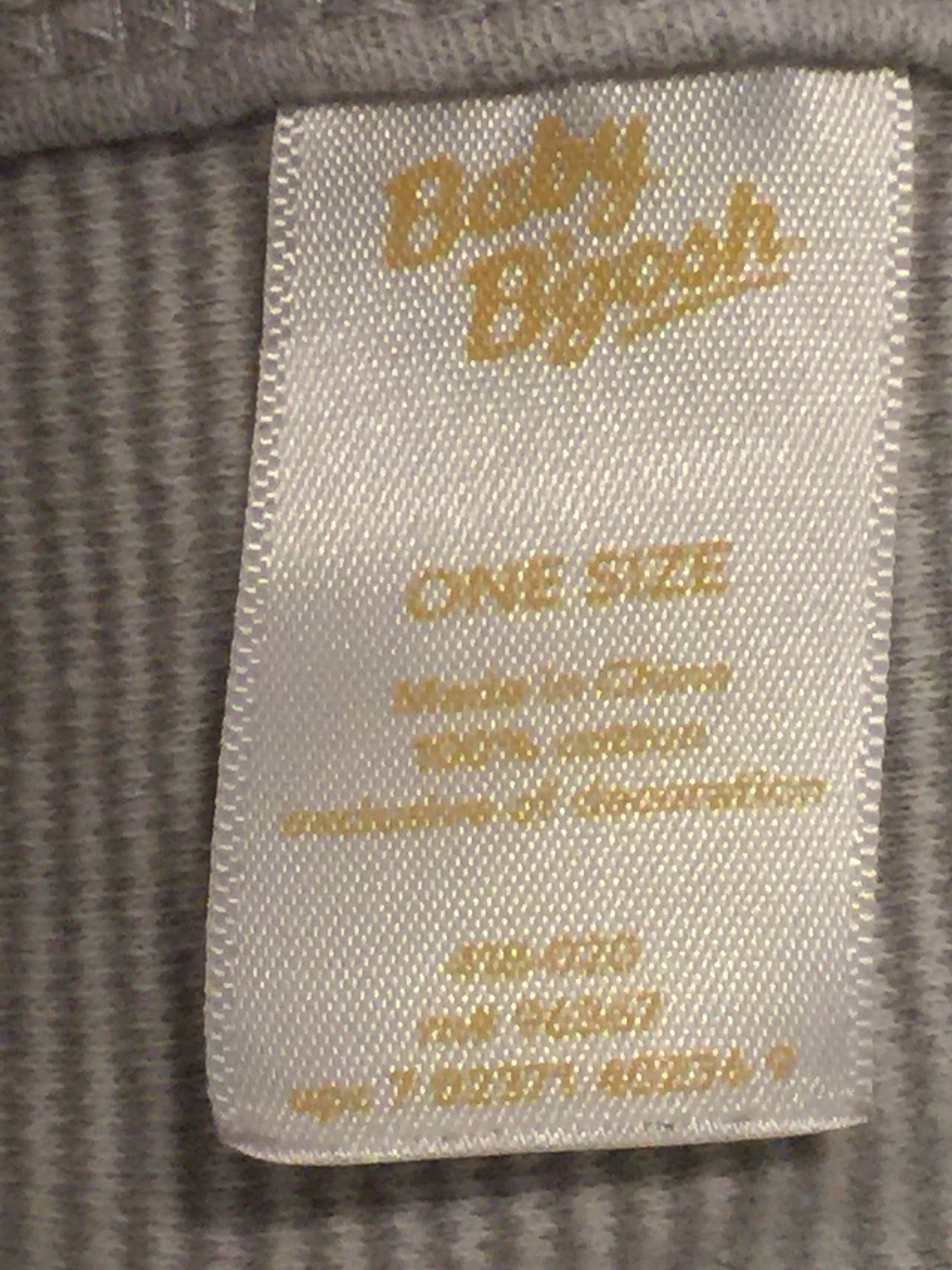 Baby B’Gosh Receiving Blanket • GIRAFFE • Yellow Gray White • Osh Kosh ...