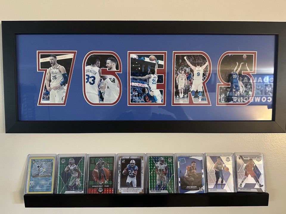 BEAUTIFUL Handmade Sports Card Display shelf. Simple, Wall Display ...