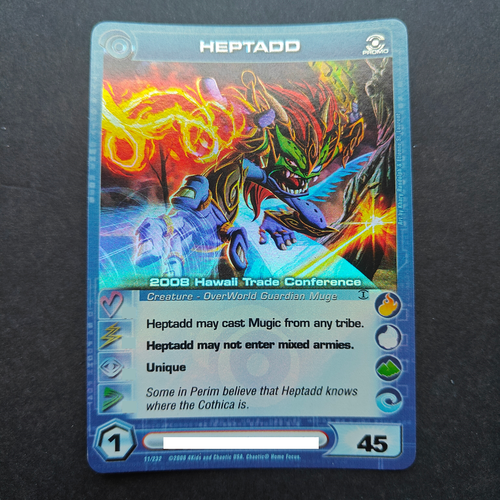 Heptadd Ripple Foil (Select Your Disciplines!) Chaotic TCG | eBay