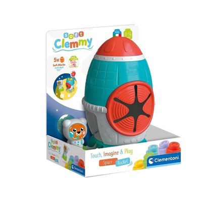 CLEMENTONI Soft Clemmy 17806 - Space Rocket - Construction Set | eBay