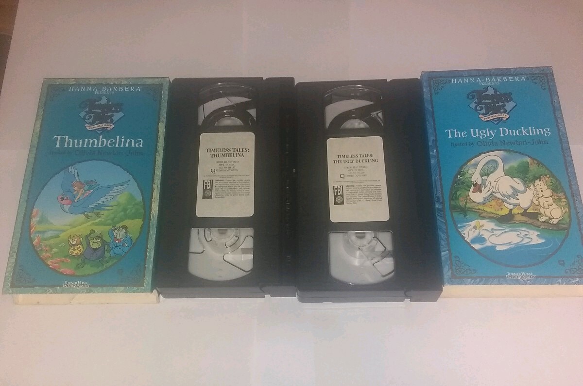 Timeless Tales From Hallmark - Thumbelina, The Ugly Duckling (VHS, 1990 ...
