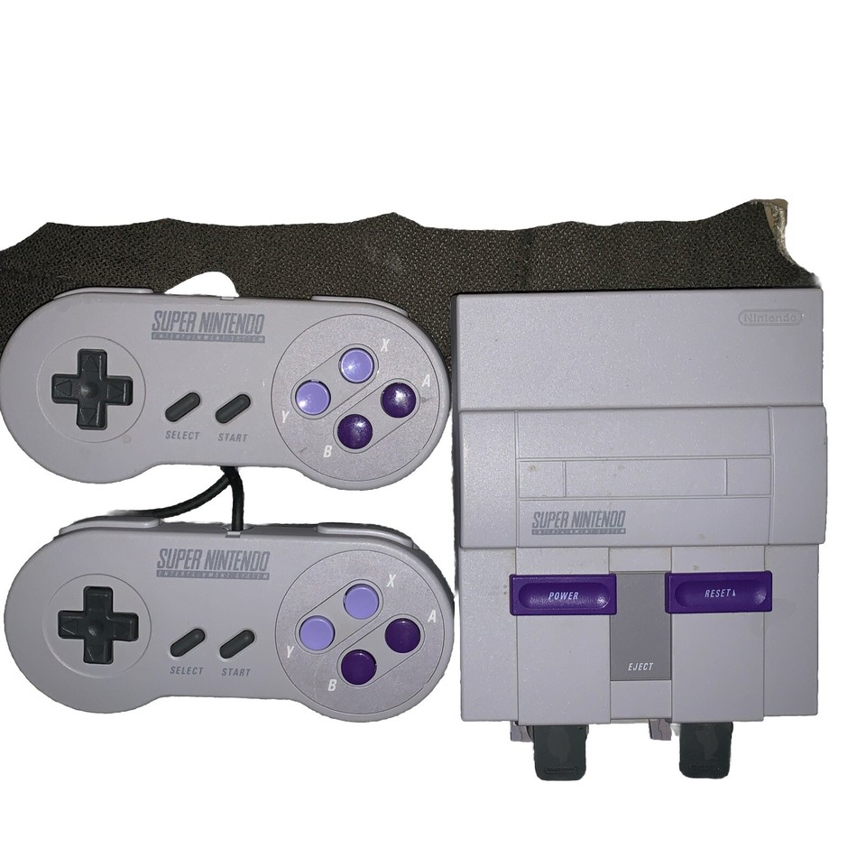 Nintendo Super SNES Mini Classic Edition Console Two Controller No ...