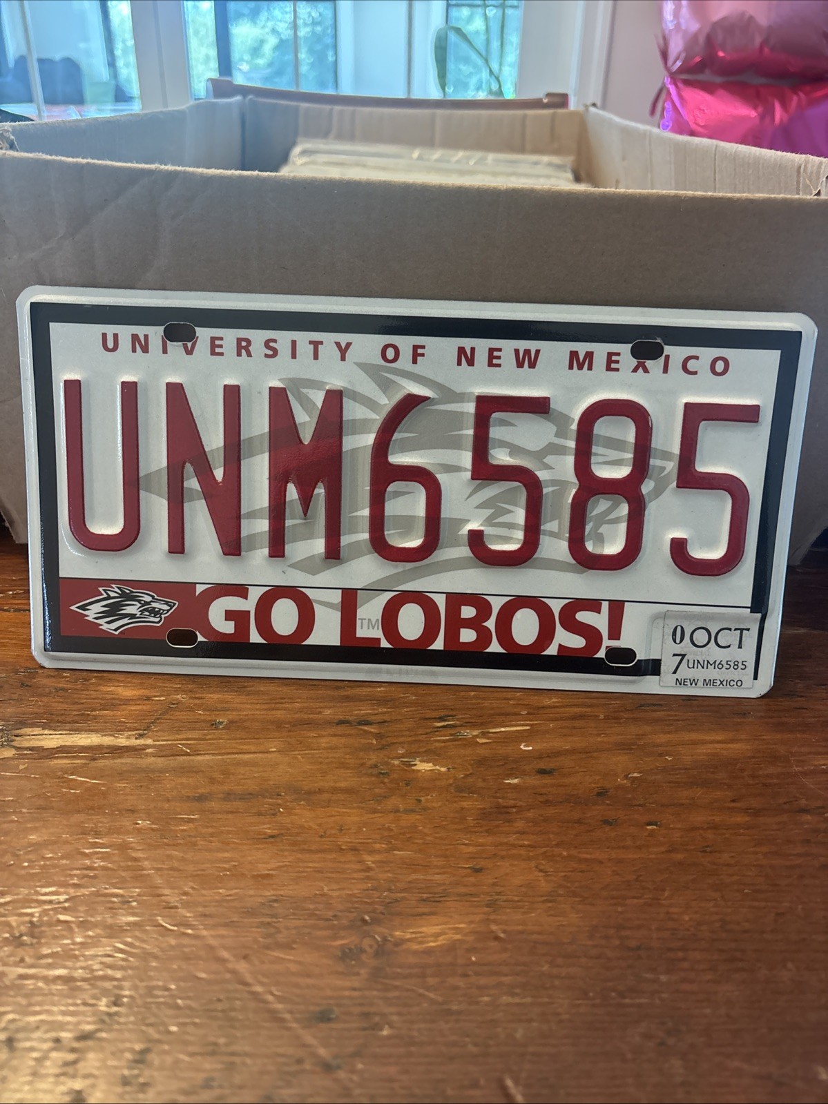 New Mexico License Plate. University Of New Mexico. UNM6585 | eBay