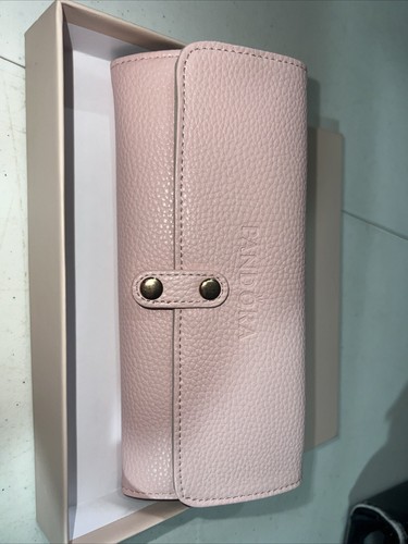 NEW Pandora Limited Edition Pink Leather Travel Jewelry Case/Roll #1 | eBay