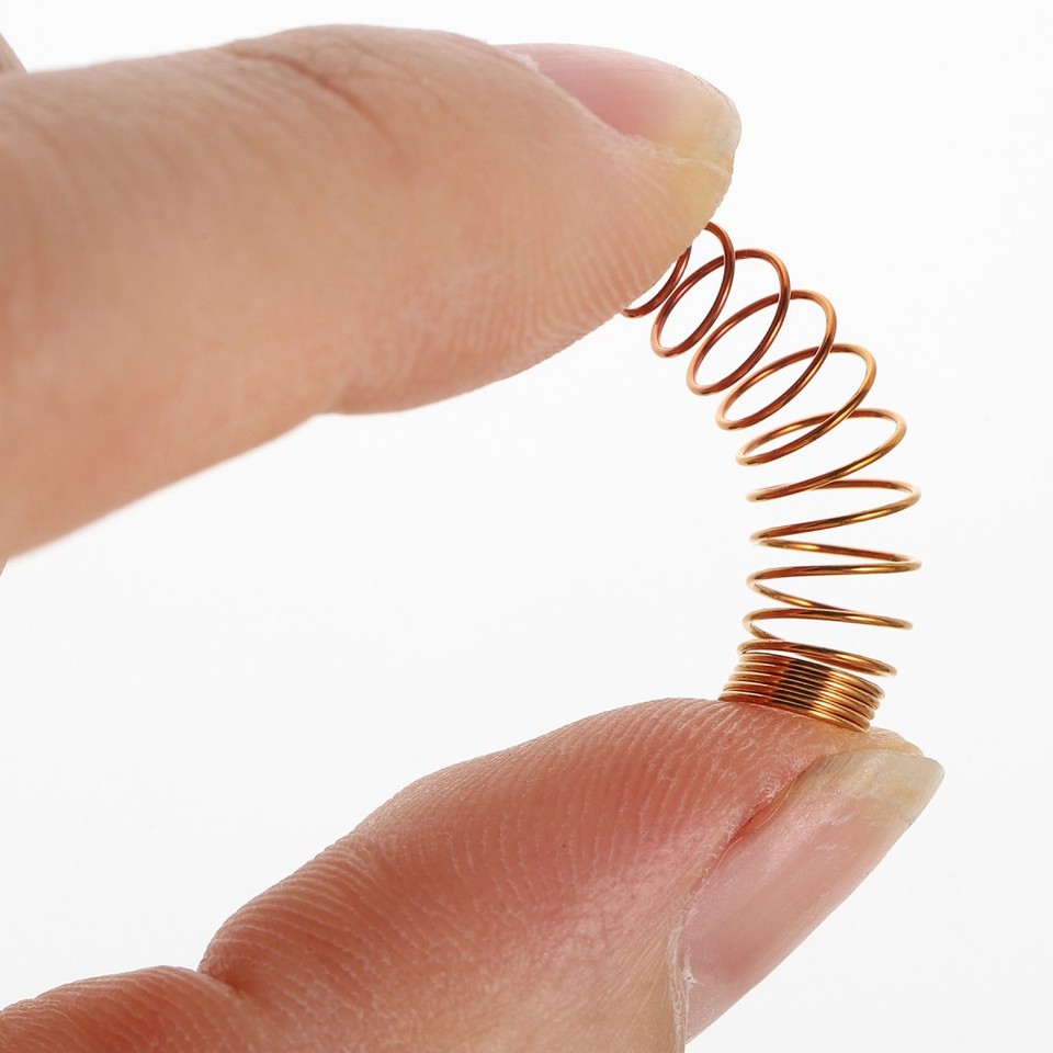 90 Pcs Tiny Springs Tiny Copper Springs Extension Spring Small Springs ...