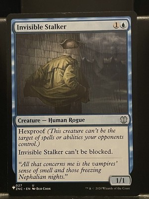 Invisible Stalker NM The List Mystery MTG Magic Card | eBay