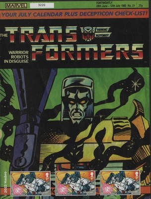 GB ER2 2022 Transformers Megatron Marvel Comic Stamp Sheet Mint MNH ...