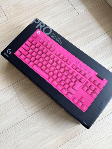 Logitech PRO X TKL Pink Gaming Keyboard Unused | eBay