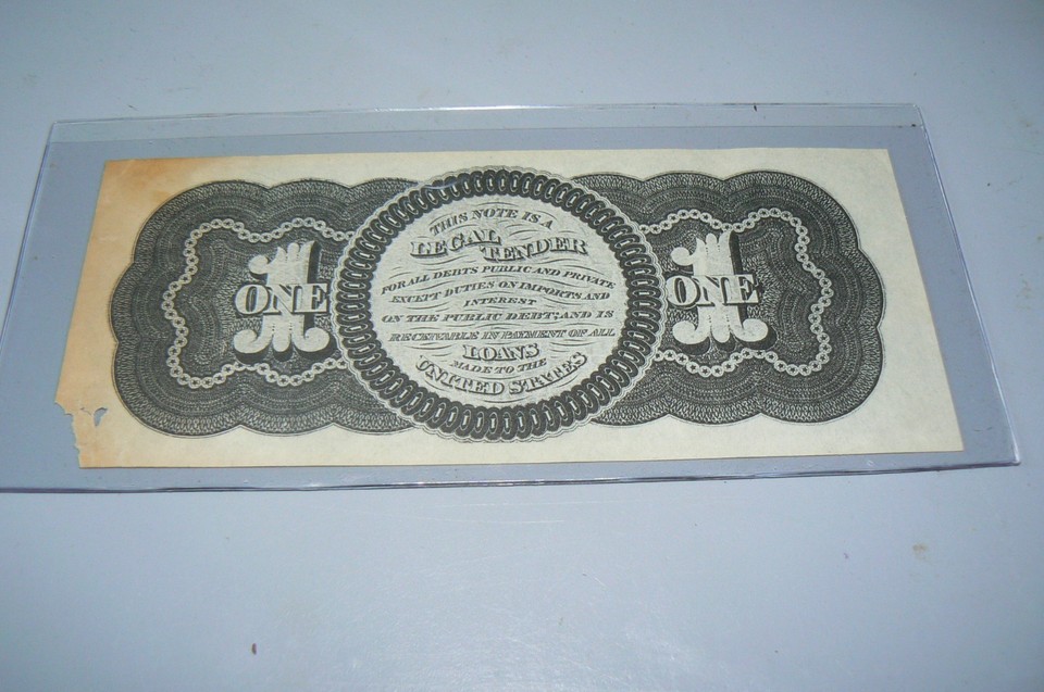 $1 BILL 1862 SIVIL WAR ERA Series 40617 | eBay