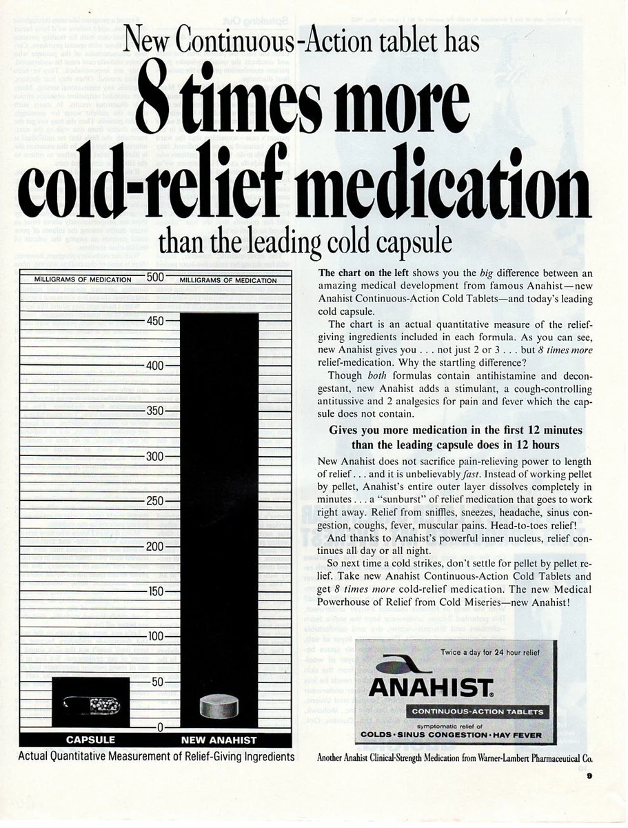 Cold Medication Advertisement