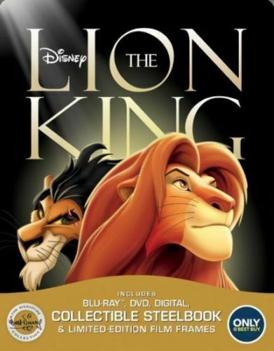 The Lion King (Blu-ray/DVD, 2017, 2-Disc Set, SteelBook Only Best Buy ...