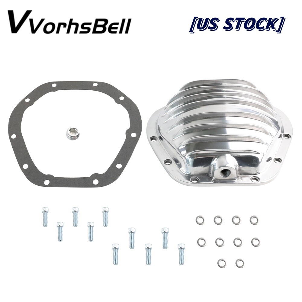 Rear Polished Differential Cover w/ Gasket & Drain Plug for Dana 60 10 ...