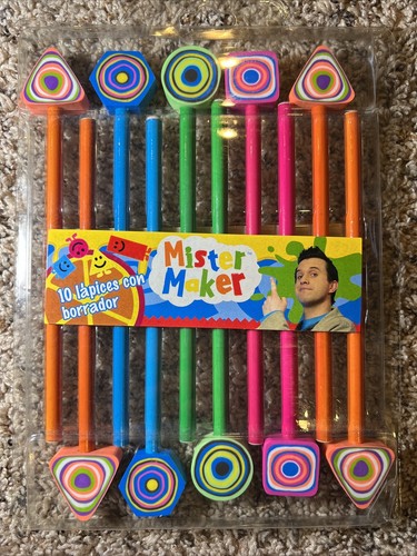 Mister Maker Art Set Pencils With Erasers NEW SEALED - ONLY ONE ON EBAY ...