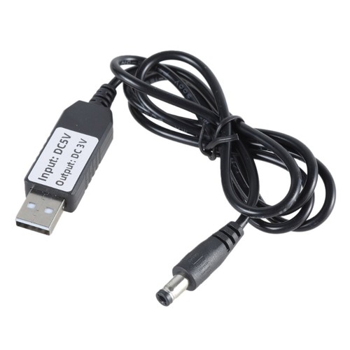 Male USB to Male DC5521 Power Cable Cord USB to 5.5x2.1mm Connector ...