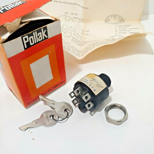 Marine Boat Ignition Push to Choke Keyed Switch Pollak 33-105 for sale ...