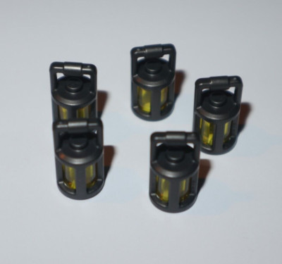 Lego ® City Lot 5 Lampe Poignée Lanterne Lumière Lamp Pearl Dark Gray ...