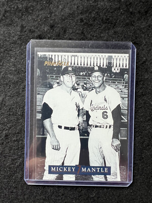 1992 Pinnacle Mickey Mantle #24 of 30 Mick & Stan New York & Cardinals🔥 ...