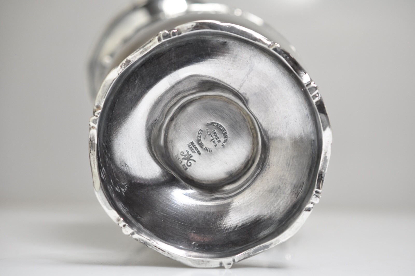 Lg Taxco Mexican Sterling Silver Water Pitcher Hallmark WM California ...