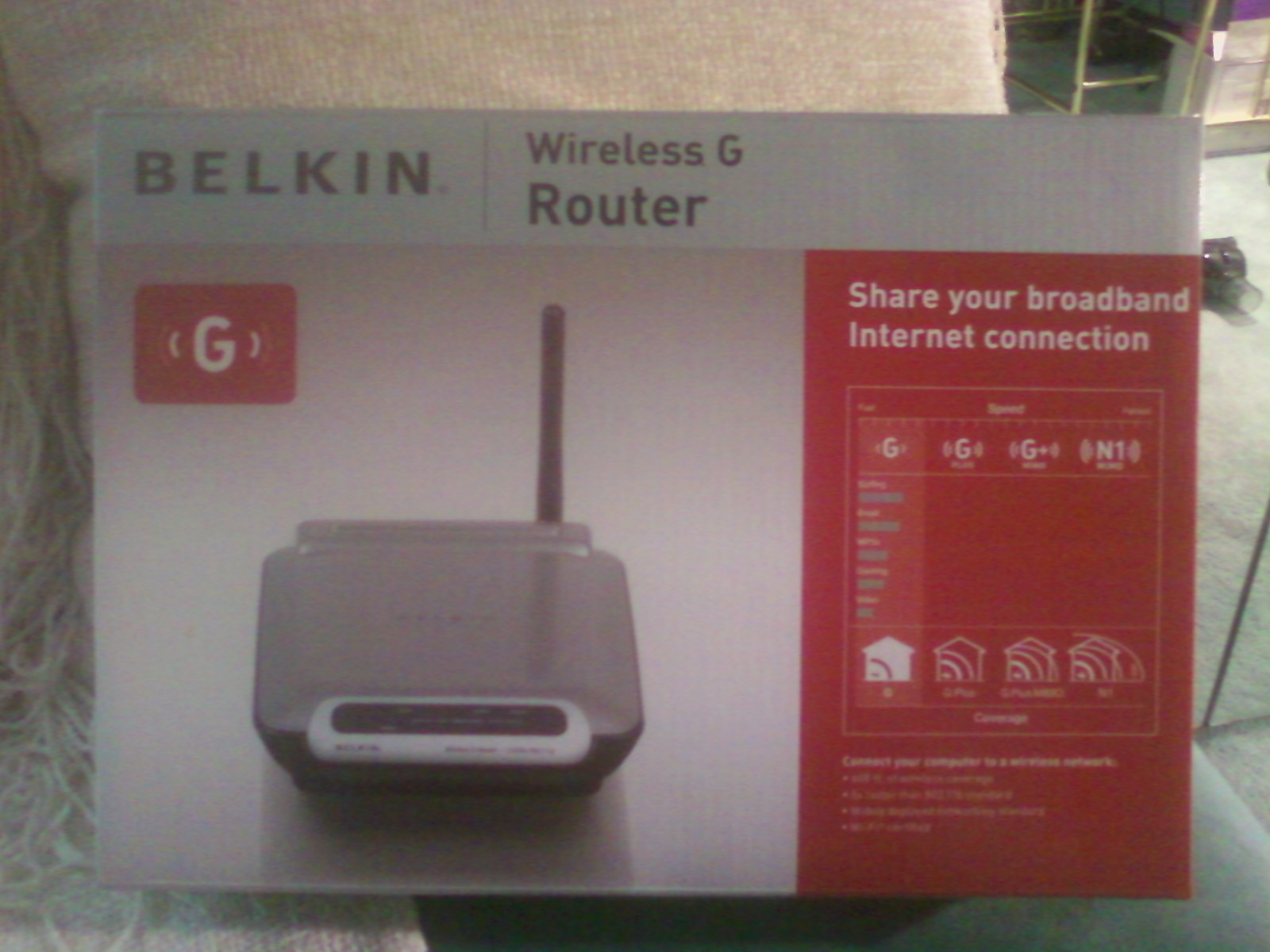 Belkin Wireless G Router F5D7230-4 Wireless router 4-port switch - 802 ...