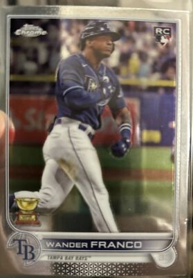 WANDER FRANCO 2022 Topps Chrome RC TAMPA BAY RAYS!! | eBay