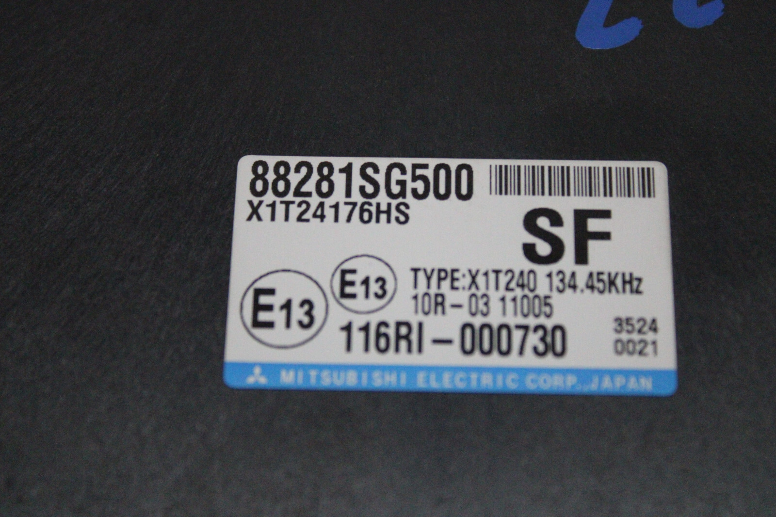 2014 SUBARU FORESTER MULTIFUNCTION CONTROL MODULE BOX ECU OEM ...