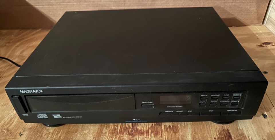 MAGNAVOX AK630 CD COMPACT DISC PLAYER BLACK | eBay