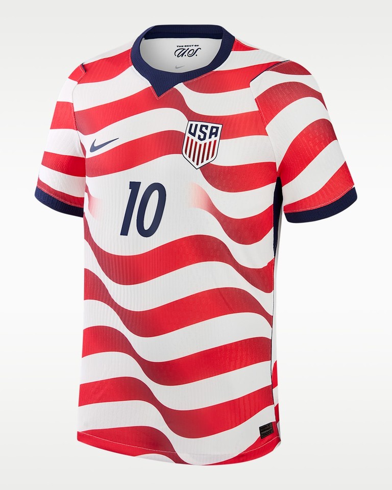 Nike USMNT 2026 Pulisic #10 Home AUTHENTIC MATCH Jersey - (Sizes: M, L ...