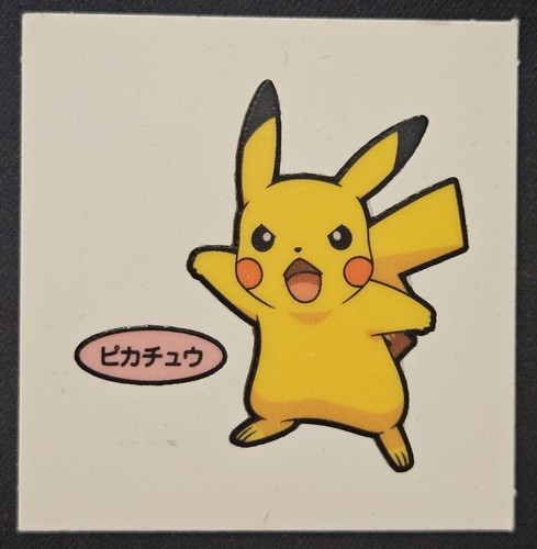 Japanese Pikachu Daiichi Pan Stickers Part 2 Pound Cake Pokémon Trading ...