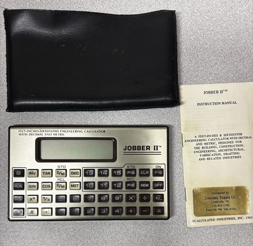 Jobber II CALCULATOR | eBay