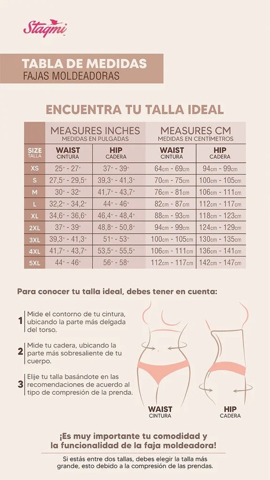 New Stagmi Colombianas Faja SMI2004 Waist Trainer con Algas Marinas w ...