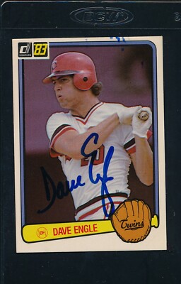 1983 Donruss #646 Dave Engle Twins Signed Auto *45470 | eBay