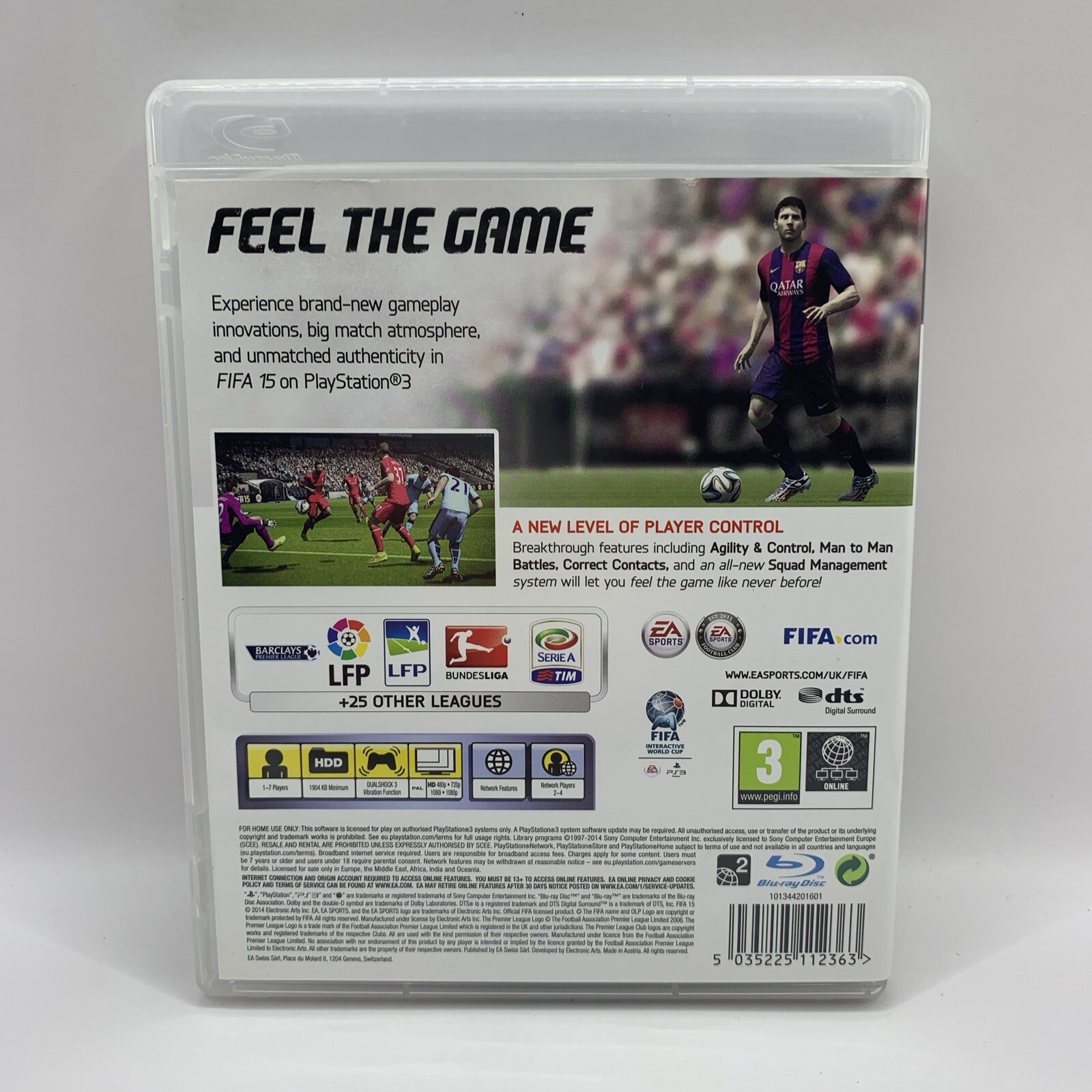 FIFA 15 PS3 2014 Soccer Football Sports EA G VGC Free Postage | eBay