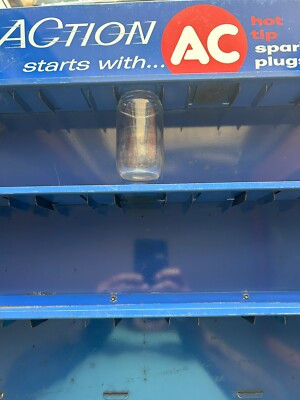 AC Spark Plug Display Glass Small Parts Jar Jar Only Quantity 3 | eBay