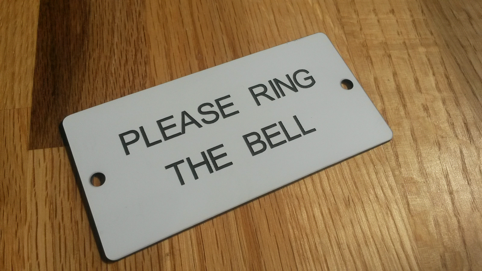 Please Ring The Bell - Engraved Sign - Multiple Sizes and Colours ...